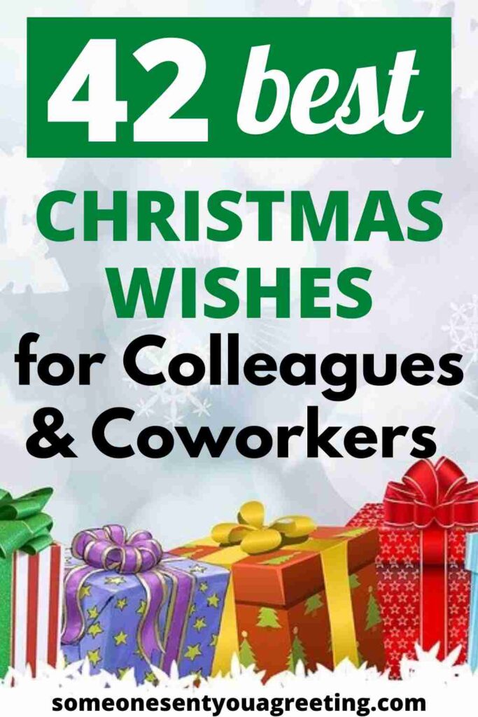 45+ Christmas Wishes for Colleagues and Coworkers - Someone Sent You A ...