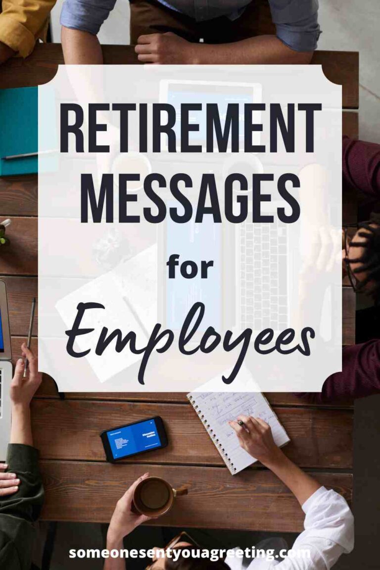 Retirement Messages to an Employee or Staff Member - Someone Sent You A ...