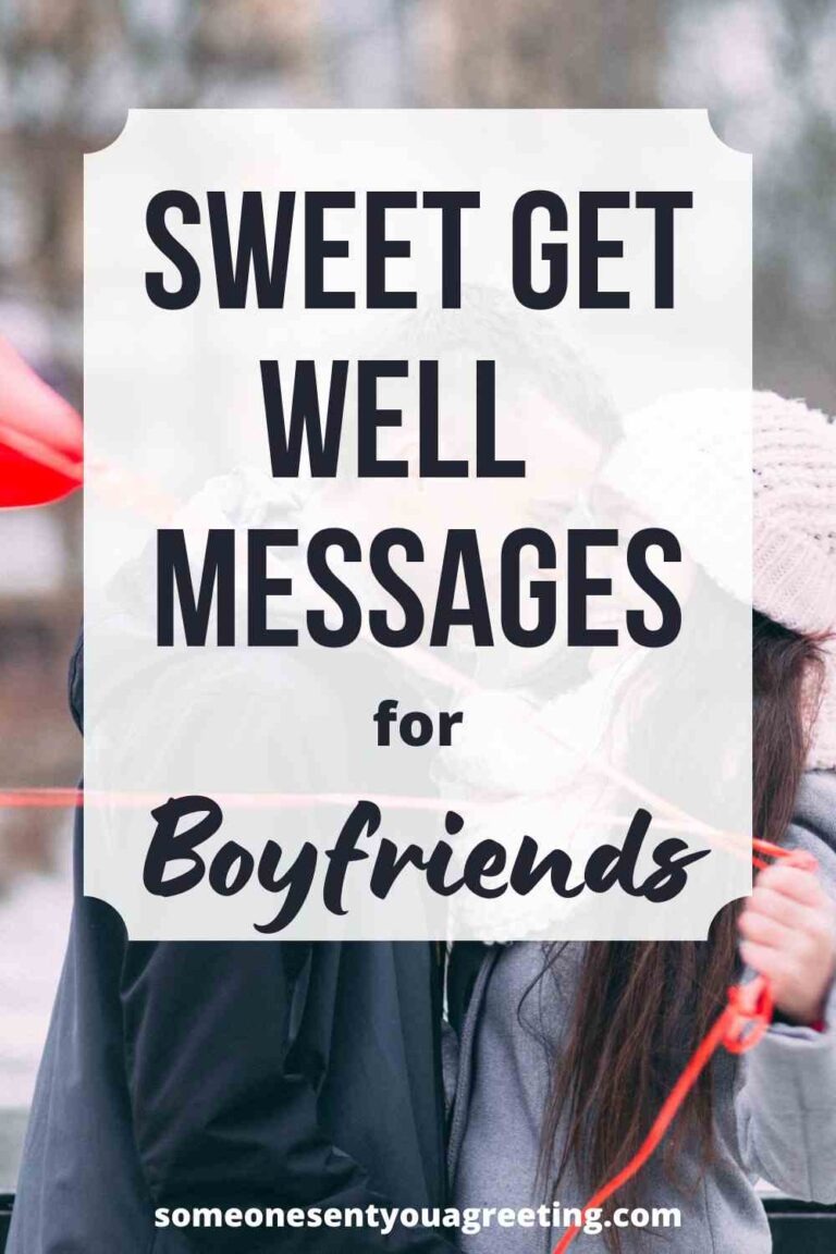 Sweet Get Well Soon Messages for your Boyfriend (for Him) - Someone ...