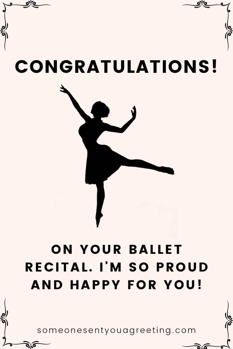 30+ Congratulations Messages for a Dance Recital - Someone Sent You A ...