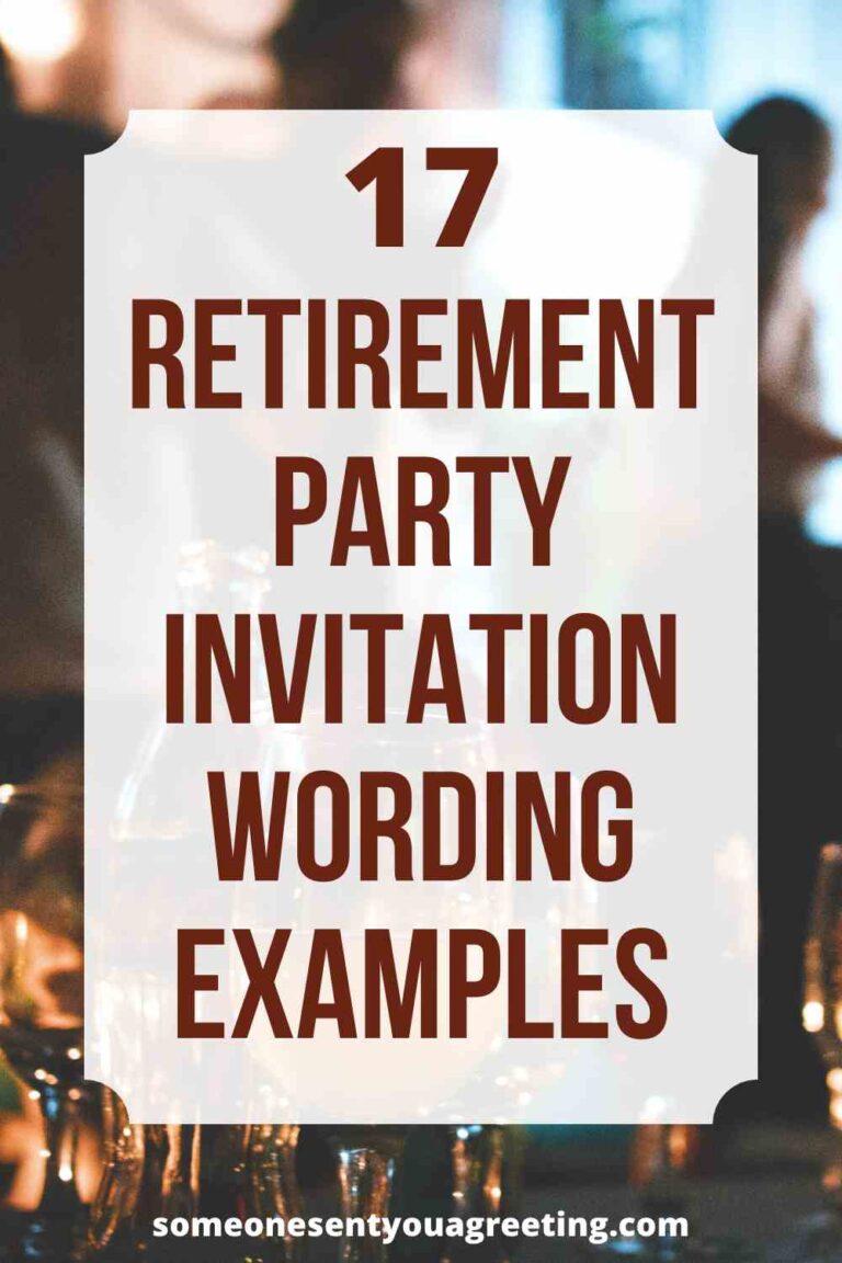 17 Retirement Party Invitation Wording Examples - Someone Sent You A ...