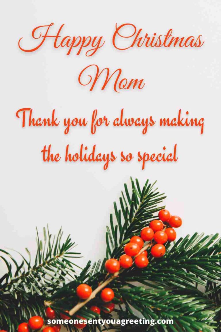 38 Heartfelt Christmas Wishes for your Mom - Someone Sent You A Greeting