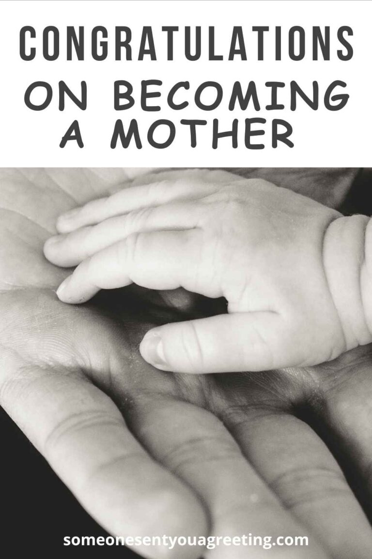 35+ Congratulations on Becoming a Mother Messages and Quotes - Someone ...