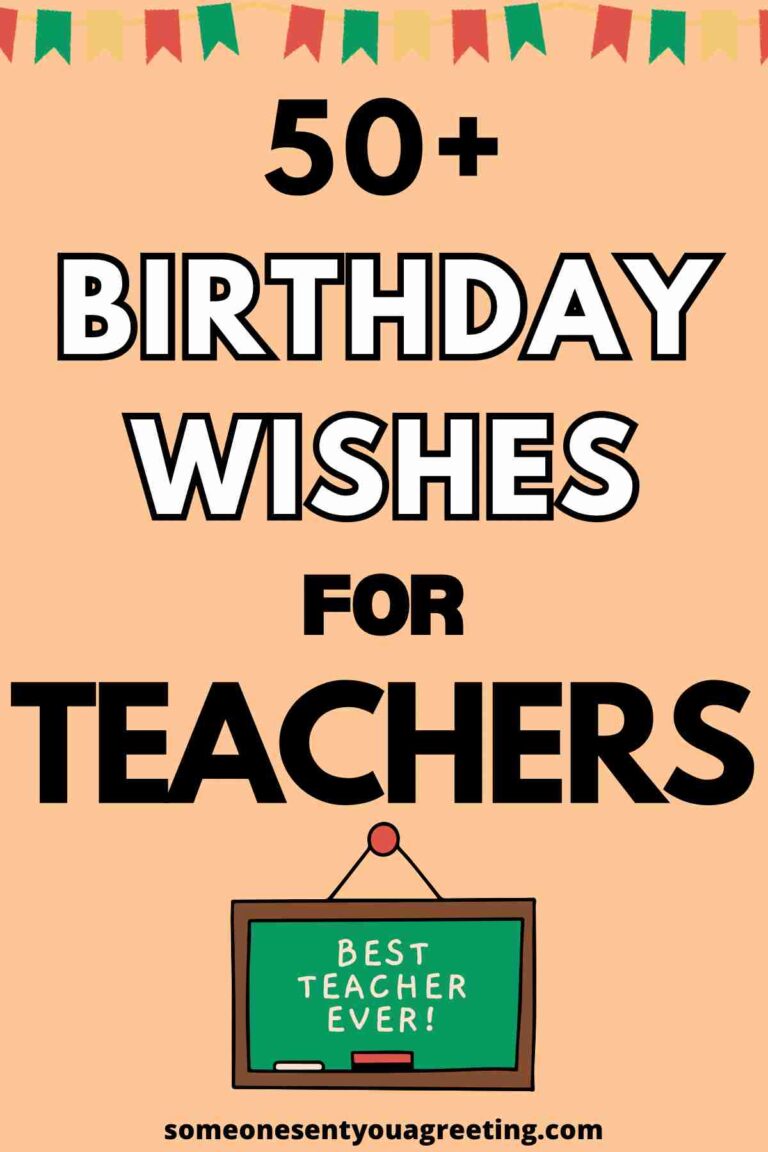 50+ Birthday Wishes for Teachers: Thoughtful Messages & Quotes ...