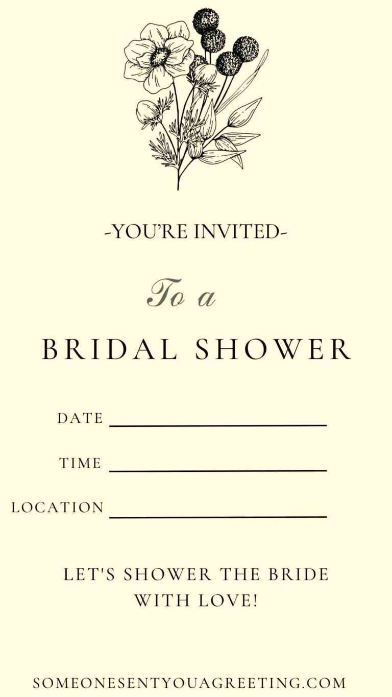 21 Bridal Shower Invitation Wording Examples - Someone Sent You A Greeting