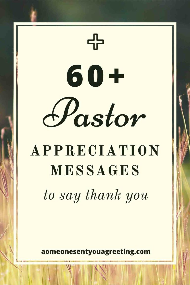 60+ Pastor Appreciation Messages to Say Thanks - Someone Sent You A ...