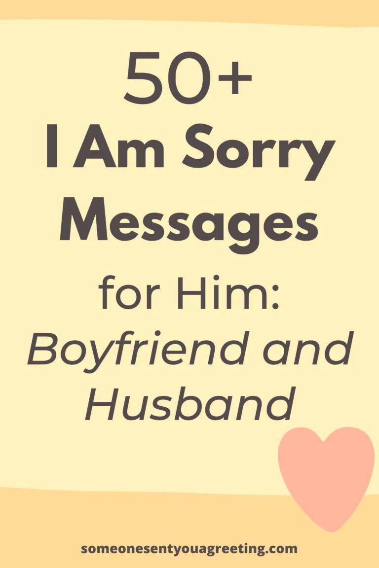50+ I Am Sorry Messages for Him: Boyfriend or Husband - Someone Sent ...