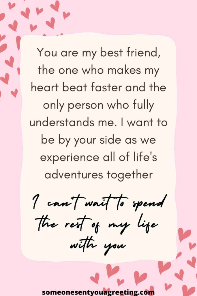 I Want to Spend the Rest of My Life with You Quotes and Messages ...