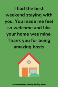 50+ Ways to Say 'Thank you for Having Me' or 'Us' - Someone Sent You A Greeting
