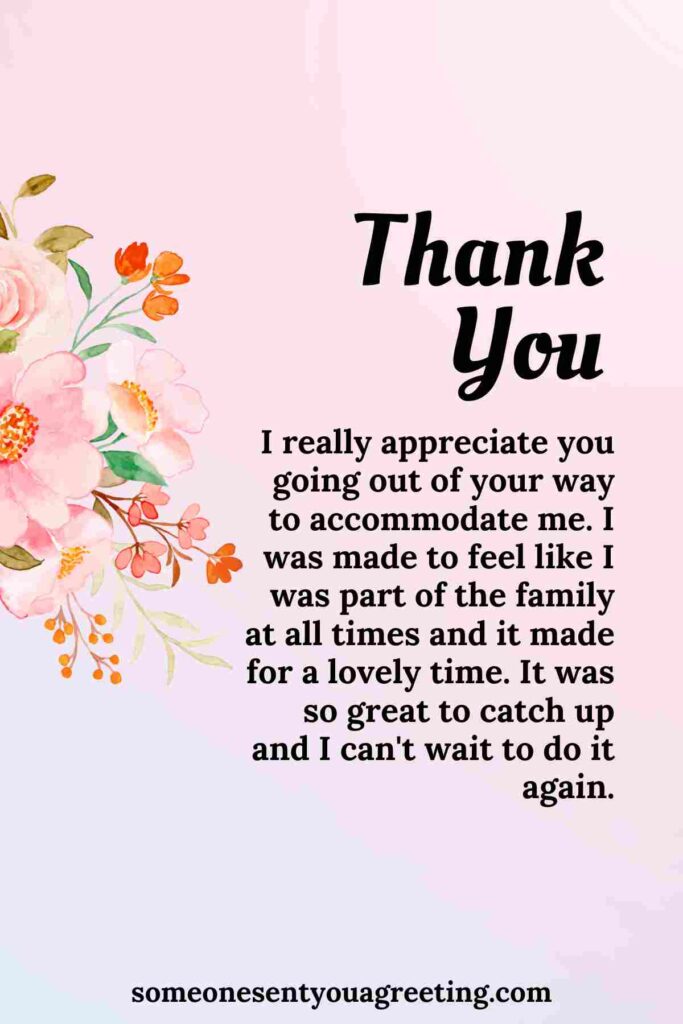 50+ Ways to Say 'Thank you for Having Me' or 'Us' - Someone Sent You A Greeting