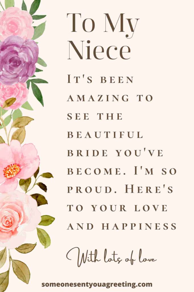 39 Heartfelt Bridal Shower Wishes For Your Niece Someone Sent You A 39 Heartfelt Bridal Shower Wishes For Your Niece Someone Sent You A